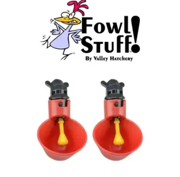 Poultry Watering Cups (2 Pack) - Chicken Breeds Farm